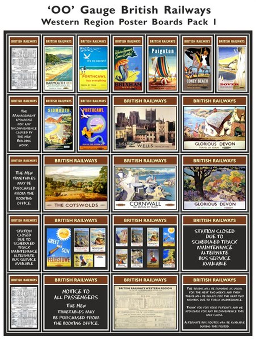 Trackside Signs DCPB0058 British Railways Western Region – Rails