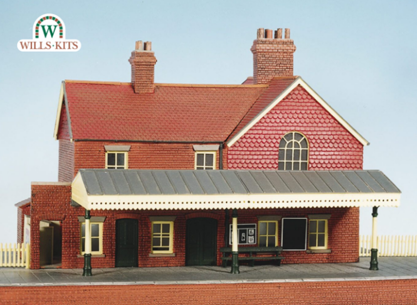 Wills Kits CK16 Country Station, brick built, with platform – Rails