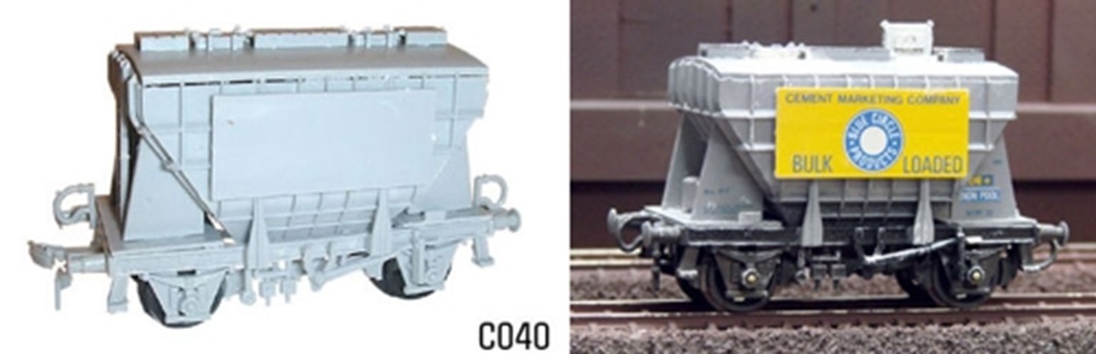 Dapol C040 Kitmaster Presflo Cement Wagon Kit – Rails of Sheffield