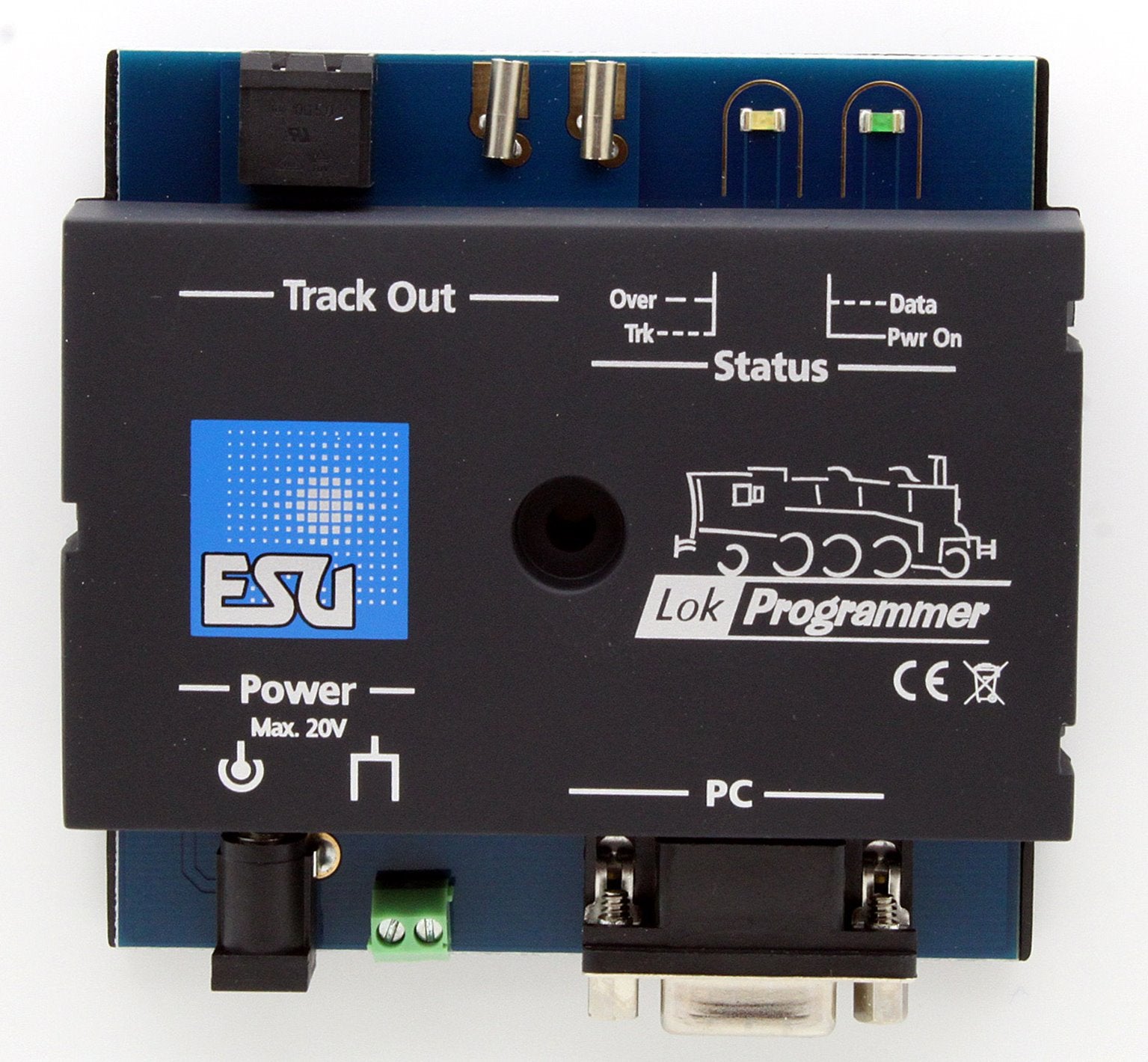 ESU Loksound LokProgrammer unit with power supply, serial PC cable, manual, softwar – Rails of ...