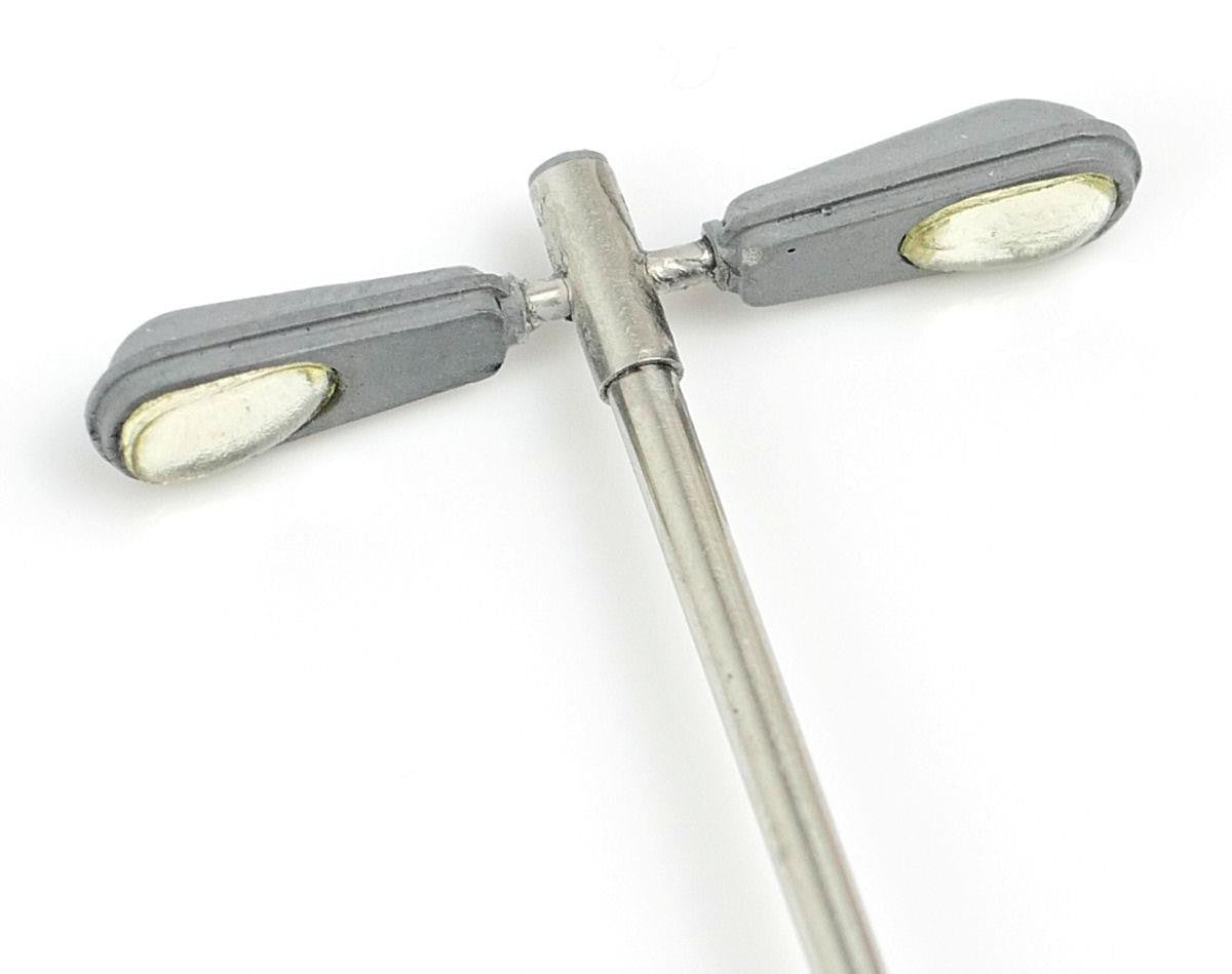 Gaugemaster GM880 Modern Double Head Adjustable Height Lamp (Value Pack ...