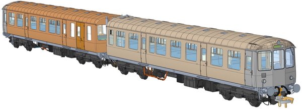 Heljan Class 104 3 Car DMU BX487 M53424/M59207/M53434 BR Blue/Grey ...
