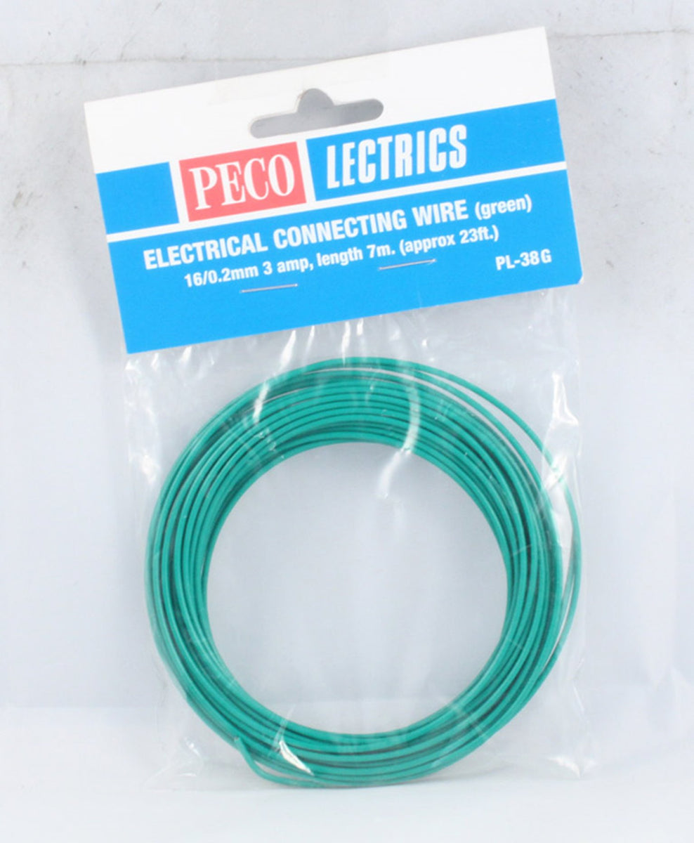 Peco PL-38G PL38G Electrical Connecting Wire (green) – Rails of Sheffield