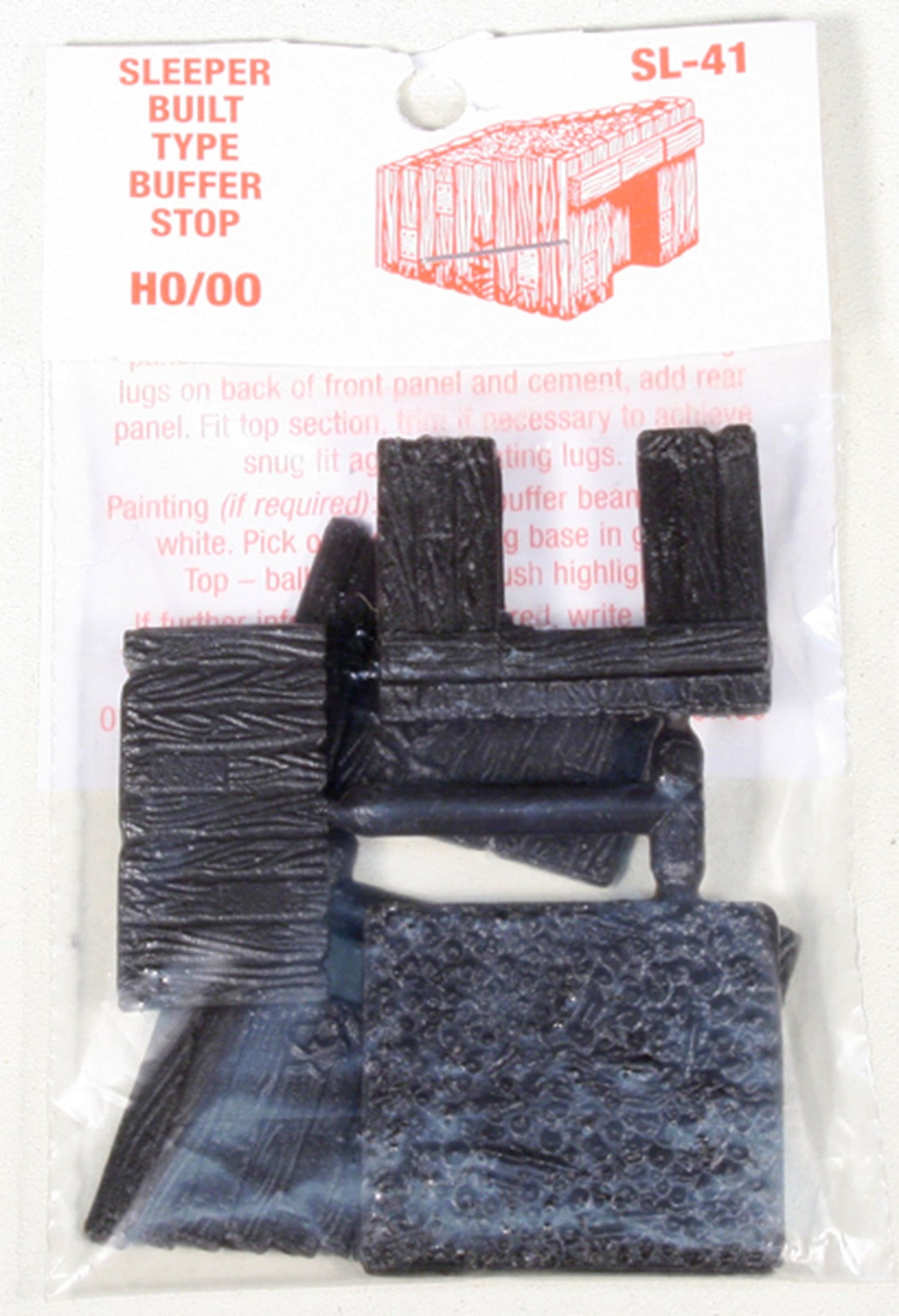 Peco SL-41 Sleeper built buffer stop. – Rails of Sheffield