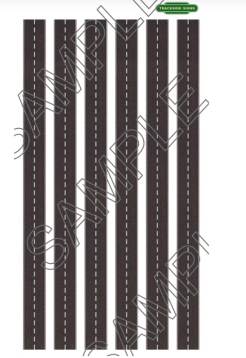 Trackside Signs TSR0003 Straight Road Sheet - N Gauge – Rails of Sheffield