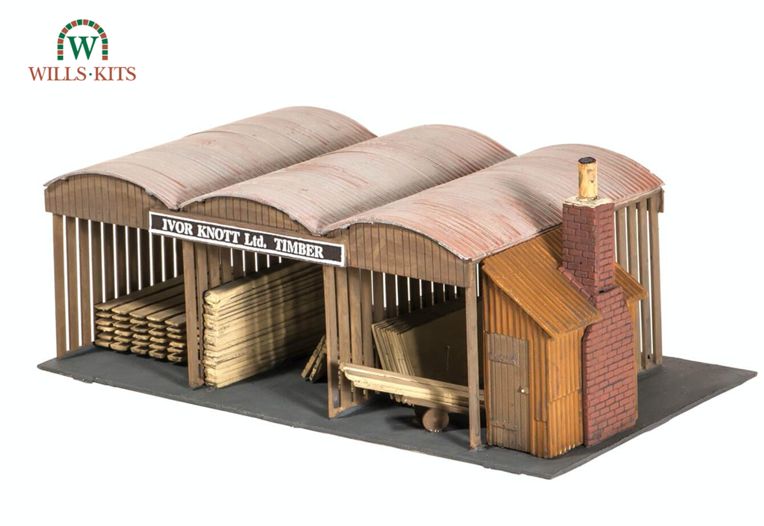 Wills Kits SS73 Timber Yard Kit – Rails